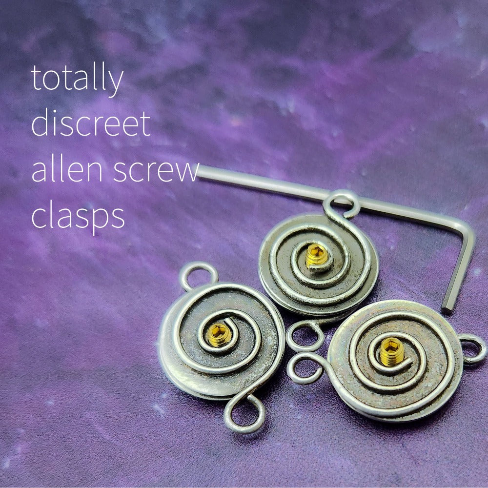 HEX SCREW CLASP {Allen Screw} – MY SECRET HEART STUDIOS