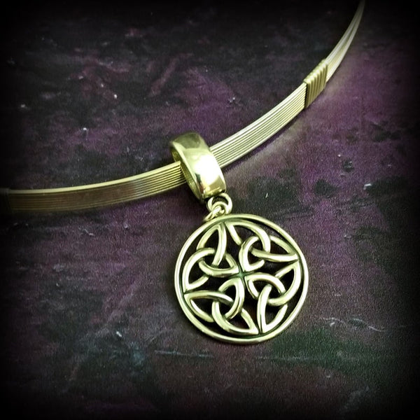LODI COLLAR with TRIQUETRA KNOT (Sterling) – MY SECRET HEART STUDIOS